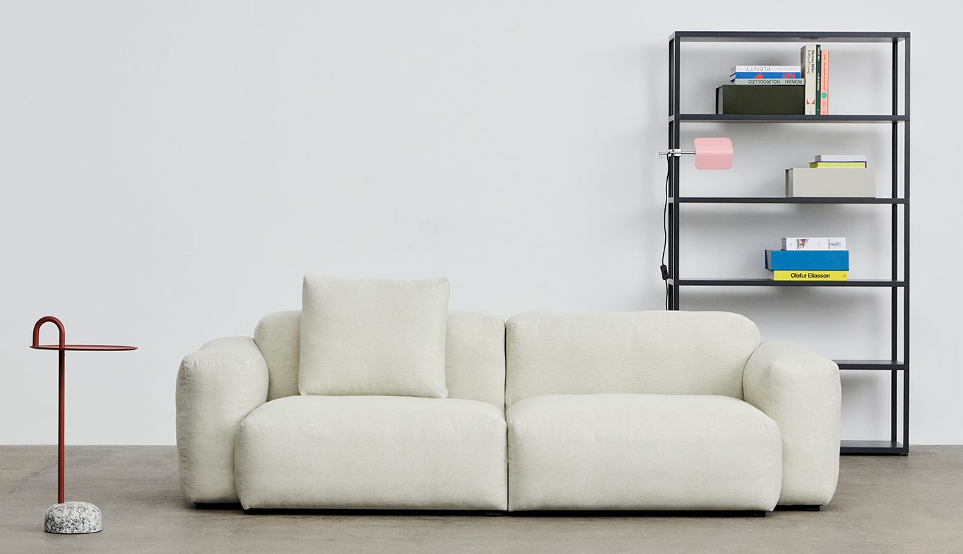 Try HAY's Mags Soft Low Armrest Sofa for a relaxed, loungy feel
