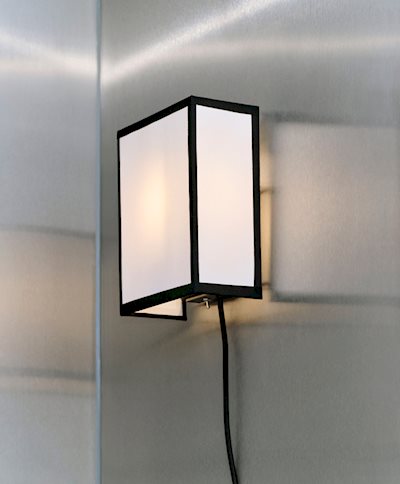 lamp on wall